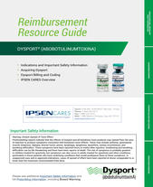 Dysport® Brochures & Forms - Spasticity & Cervical Dystonia